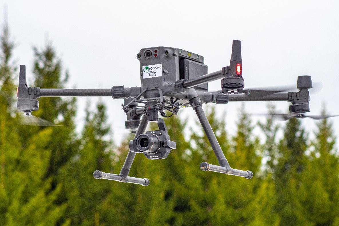 Kartlegging av skog med drone og AI - Biodrone
